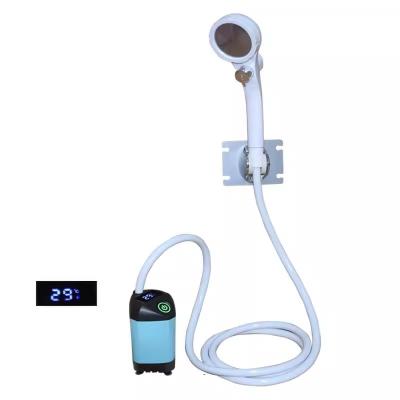China Portable Camping Shower 4800mAh Battery Powered Handheld Electric Pump IPX7 Waterproof Outdoor Bath Kit for sale