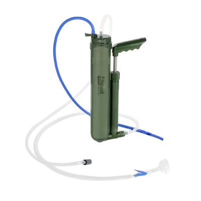 China Portable Outdoor Water Purifier Filter Pump 8000L Capacity Reverse Osmosis Hand Pump for sale