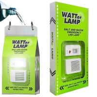 China Salt Water Emergency Lamp 200 Hours LED Camping Fishing Light No Batteries Needed Portable Outdoor for sale