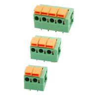 China 5.08mm Pitch PCB Screwless Spring Terminal Block Horizontal Wiring Entry for sale