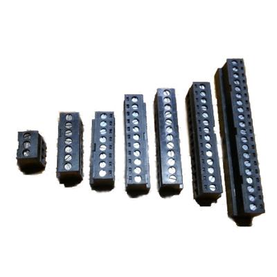 China 3.81mm Pitch PCB Pluggable Screw Terminal Blocks 2-20 Pins 300V 10A for PLC S7-1200 for sale