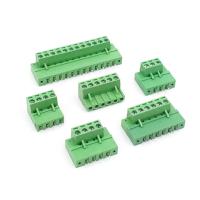 China 5.08mm Pitch PCB Screw Terminal Block Plug Straight Pin Header with Flange 300V 15A for sale
