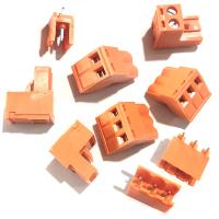China Orange 5.08mm Pitch PCB Pluggable Screw Terminal Block Plug Pin Header Socket 300V 10A for sale