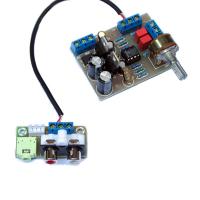 China NE5532 Preamp Tone Board Amplifier Kit 3.5mm RCA Terminal Breakout Board 12-18V DC for sale