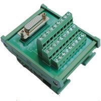 China HDP26 DB26 Female D Sub 26 Pin Connector Terminal Block Breakout Board 5.08mm for sale