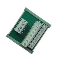 China DC 24V 8 Ways Power Source Wiring Distribution Splitter Terminal Blocks Breakout Board for sale
