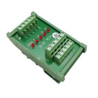 China PLC NPN PNP Signal Converter 4 Way Logic Level Polarity Interchange 24V DC 10KHz for sale