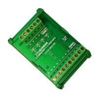 China DC24V 4 Channel Servo Encoder Differential 5V TTL to Open Collector 24V HTL Signal Converter for sale