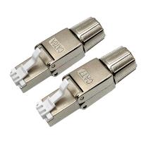 China RJ45 Cat6 Cat6A Cat7 Shielded Network Modular Plug 8P8C High Speed Connector 50u for sale