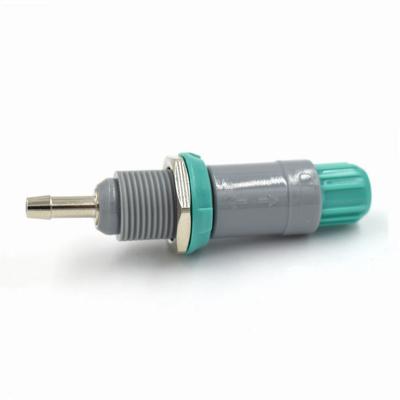China PAG PKG 2-14 Pin Push Pull Self-latching Plastic Tubing Connector Electrical Pneumatic Plug Socket for sale