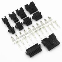 China JST-SM 2.54mm Pitch Connector Housing Header Terminals 3A 2-20 Way for LED Strip Power Supply for sale