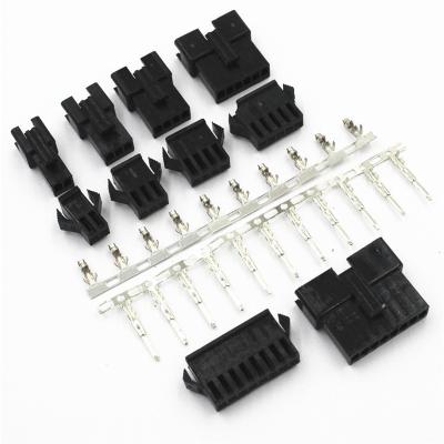 China JST-SM 2.54mm Pitch Connector Housing Header Terminals 3A 2-20 Way for LED Strip Power Supply for sale