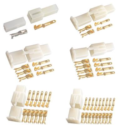 China 2.8mm Spacing Male Female Pin Header Connector for Motorcycle Wire Harness for sale