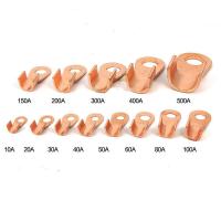 China Open Barrel Copper Ring Lug Terminals OT 5A to 500A for Wire Crimp Electrical Connections for sale