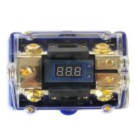 China 1 In 2 Out Car Audio Power LED Fuse Holder 100A 4AWG Grounding Distribution Terminal Block for sale