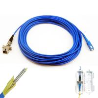 China Outdoor Armored Fiber Optic Extension Cable SC Connector 70℃ Operating Temperature for sale