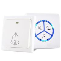 China No Battery Wireless Door Bell Waterproof Plug-in Wall Socket Push Switch Button Doorbell 85V-265V AC for sale