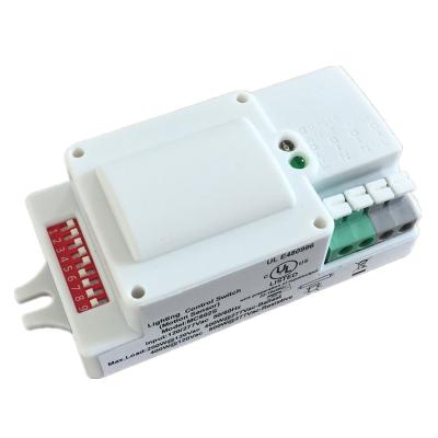 China 5.8GHz Microwave Motion Sensor Light Switch AC 120-277V 50Hz HF Detector 16m Range for sale