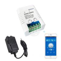 China WiFi Smart Switch Temperature Humidity Monitor Kit for Alexa Google Home Voice Control for sale