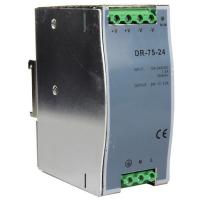 China Din Rail Power Supply 75W 24V 3.2A DC Output Switching Mode with Short Circuit Protection for sale