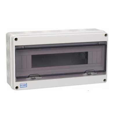 China HT 18 Way IP65 Waterproof Outdoor Electrical Enclosure Distribution Plastic Switch Box for sale