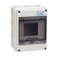 China HT 5 Way IP65 Waterproof Outdoor Electrical Enclosure Distribution Plastic Switch Box 35mm DIN Rail for sale