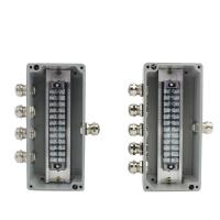 China Die Cast Aluminum Junction Box 170x80x56mm IP67 Waterproof with Terminal Blocks for sale