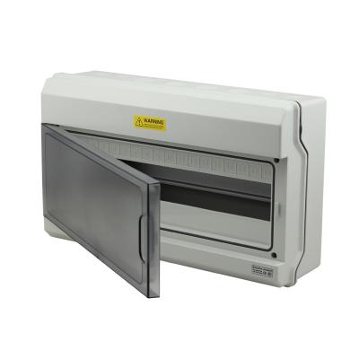 China 18 Way IP65 Waterproof Outdoor Electrical Enclosure Distribution Plastic Switch Box for sale