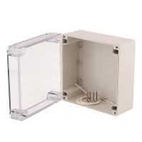 China Plastic Junction Box 160x160x90mm ABS Waterproof Clear Cover Electric Distribution Enclosure for sale