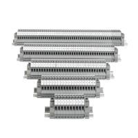 China UK2.5B Screw Terminal Blocks Kit 32A 690V DIN Rail Mounted Strips 6.2mm Wide for sale