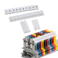 China ZB6 UK2.5B UK5N Din Rail Terminal Blocks with Number Printed 4mm² Screw Connection for sale