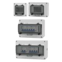 China Wall Mounted Plastic Enclosure Waterproof Circuit Breaker Box IP65 12 Way 16 Way for sale