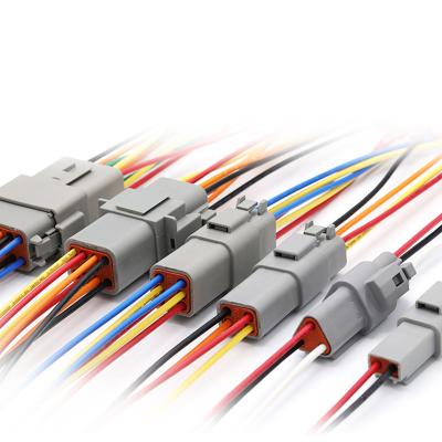 China Replacement DT DT04-2P AT Series Connector 2 Pin Gray 13 Amp with Wedgelock for sale