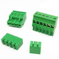 China 5.08mm Pitch PCB Screw Terminal Block Plug 2-20 Pin Straight Header 300V 10A for sale