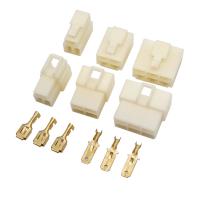China 6.3mm Crimp Terminal Housing Car Electrical Connectors 1 to 8 Way Pin for sale