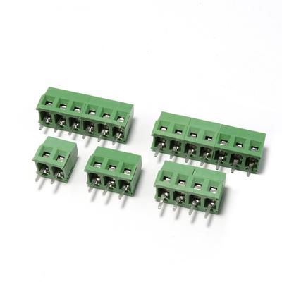 China 3.81mm Pitch PCB Mounted Screw Terminal Blocks 2P 3P Jointed 300V 10A for sale