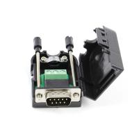 China DB9 D Sub 9 Pin RS232 Serial Port Connector to 3 Pin Terminal Block Adapter 5.08mm for sale