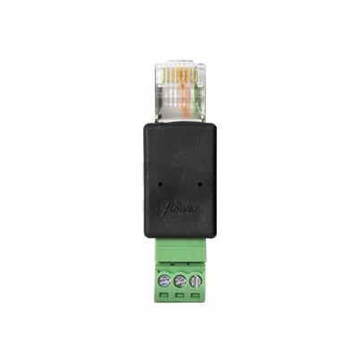 China RJ45 8P8C Male to 3 Pin Screw Terminal Block Adapter Custom Pinout for sale