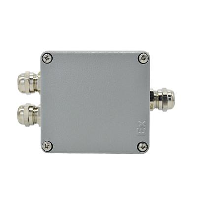 China IP67 600V 35A Terminal Block Junction Box Die-cast Aluminum 86x76x57mm for sale