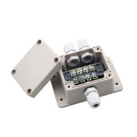 China ABS Electrical Enclosure Junction Box 63x68x45mm Waterproof Wall Mount with Cable Glands for sale