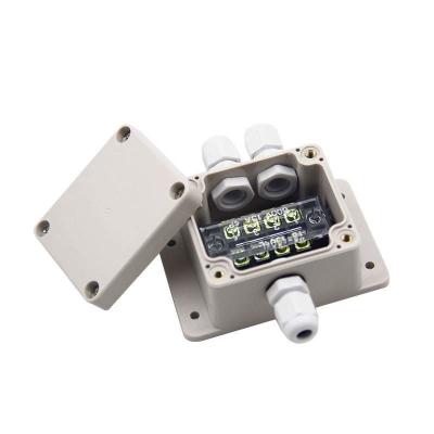 China ABS Electrical Enclosure Junction Box 63x68x45mm Waterproof Wall Mount with Cable Glands for sale