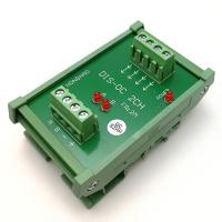 China 2 Channel TTL to HTL Signal Converter 5V to 24V Differential to Open Collector for PLC NPN PNP 2MHz for sale