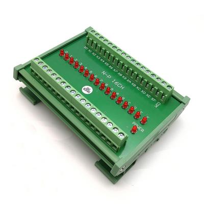 China PLC Signal Conversion Module NPN to PNP 16 Channel Level Polarity Converter 24VDC for sale