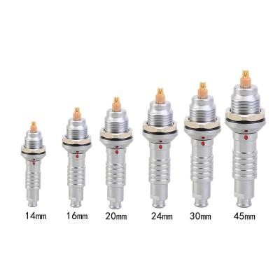 China K Series Push Pull Self-latching Waterproof Connector 2 to 26 Pins IP68 for sale