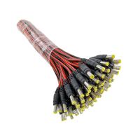 China 5.5x2.1mm DC Power Pigtail Extension Cable 30cm 22AWG for CCTV LED Strip for sale