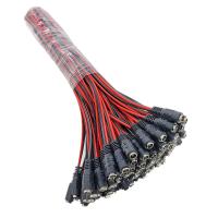China 5.5x2.1mm DC Power Pigtail Extension Cable 30cm 22AWG for LED CCTV Camera for sale
