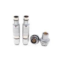 China F Series Waterproof Metal Push Pull Circular Cable Mount Plug Connector 4A 7.5mOhm for sale