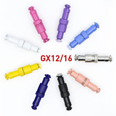 China GX12 GX16 Circular Aviation Connector 4 Pin 5 Pin Male Female Zinc Alloy 12mm for sale