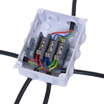 China CCTV Camera Waterproof Junction Box 150x110x70mm with PG21 Connector for sale