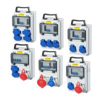 China IP65 Waterproof Outdoor Electrical Socket Plastic Electric Box AC 380V - 400V for sale